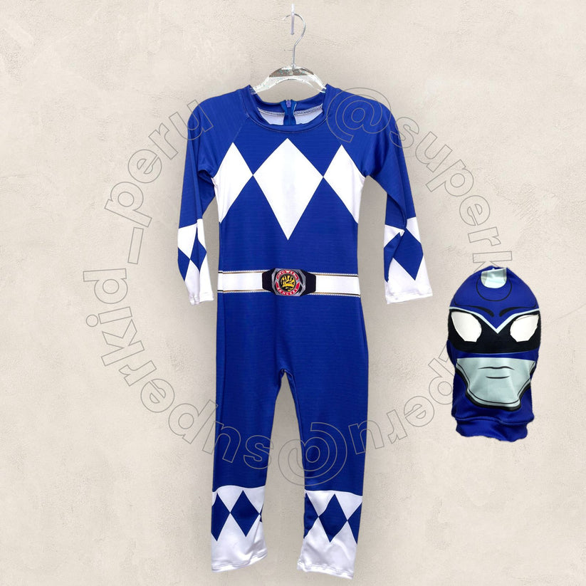Disfraz Power Ranger Azul – Superkid_Peru